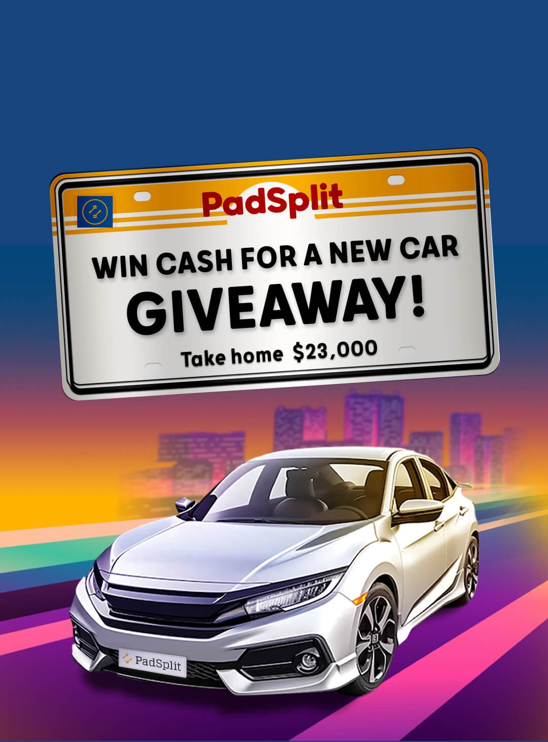 Car Giveaway | PadSplit